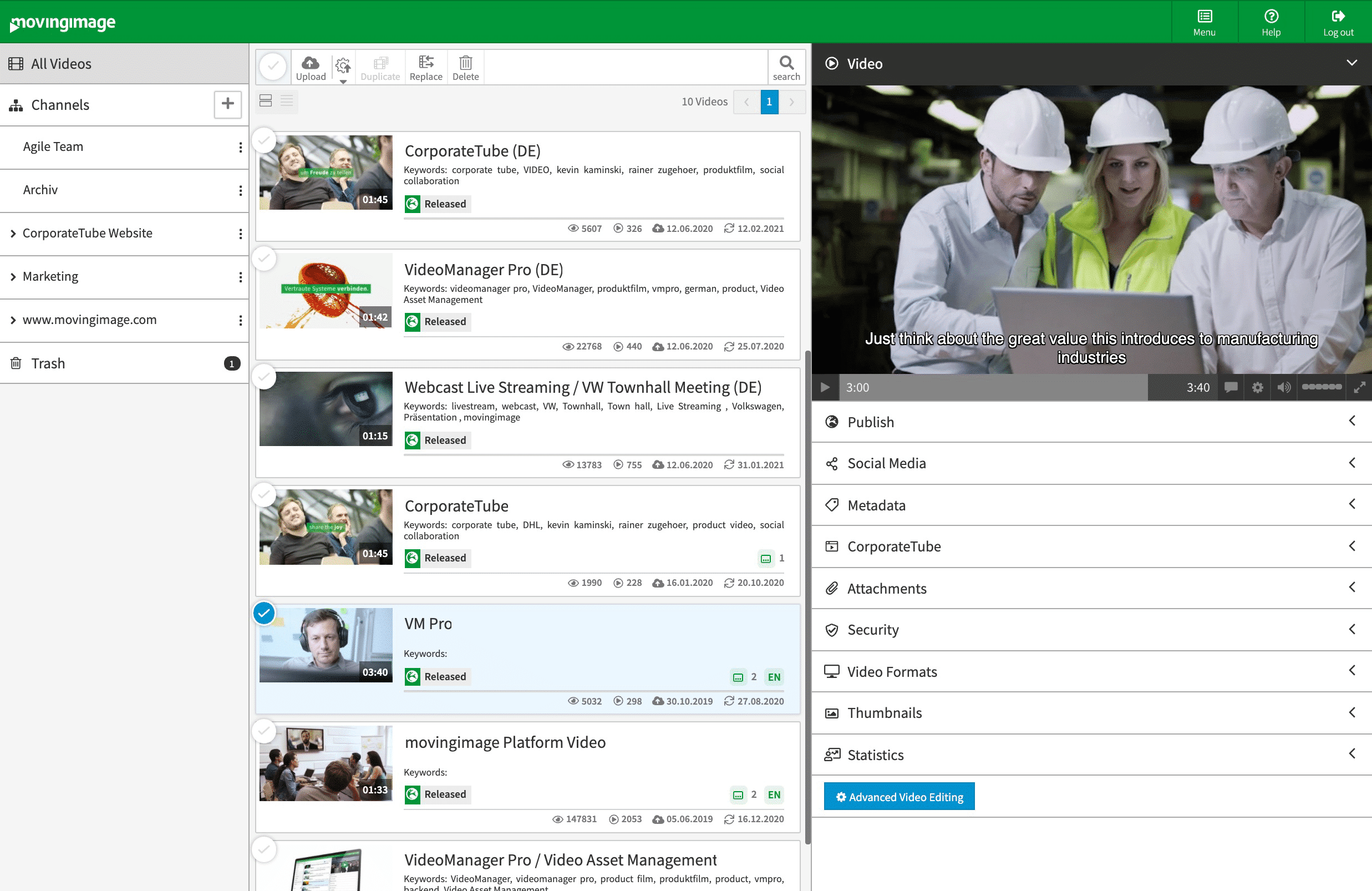 Ist Videomanager Pro das richtige Tool für Dich?
