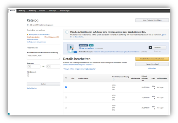 Dein ausführlicher Guide für das Amazon Vendor Central