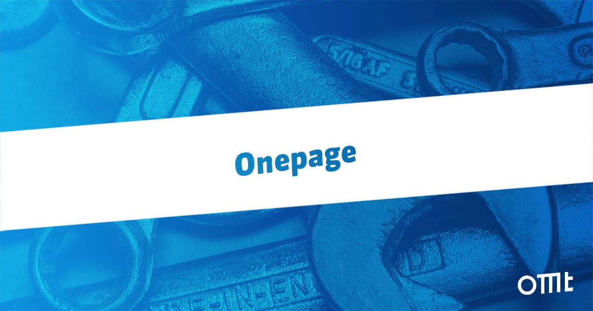 Ist Onepage das richtige Tool für Dich?