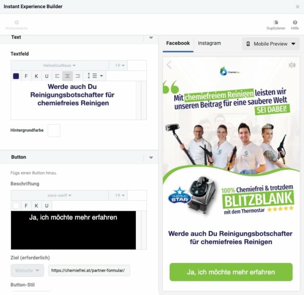 Meta Instant Experience + Canva - OMT-Magazin